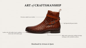 The Dylan Boot - Woven Leather Boot | TAFT