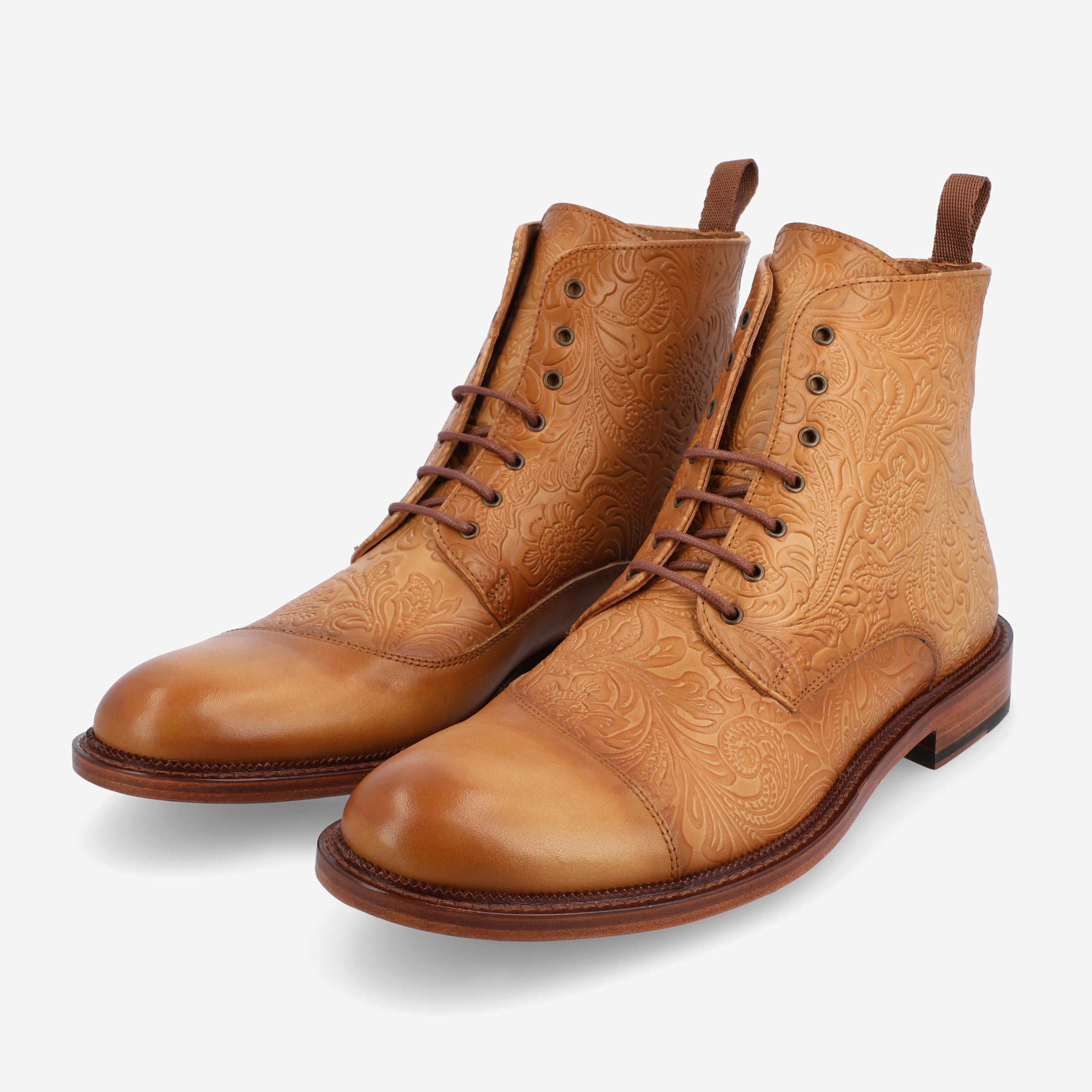 The Paris Boot - Honey Floral Boots | TAFT