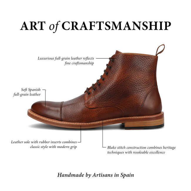 The Rome Boot - Men's Brown Boots | TAFT