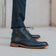The Rome Boot - Navy Leather Boots | TAFT