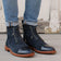 The Troy Boot - Navy Suede Boots | TAFT