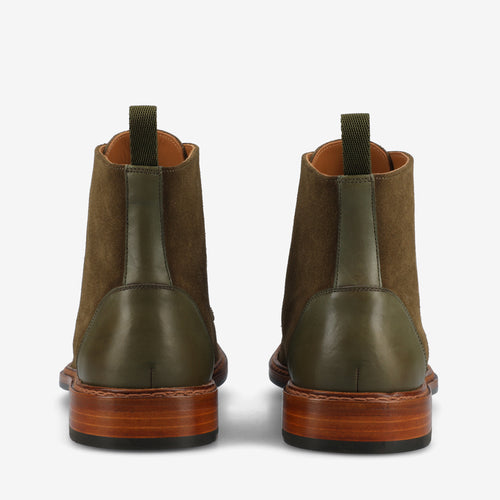 The Troy Boot - Olive Suede Boots (Last Chance, Final Sale) | TAFT