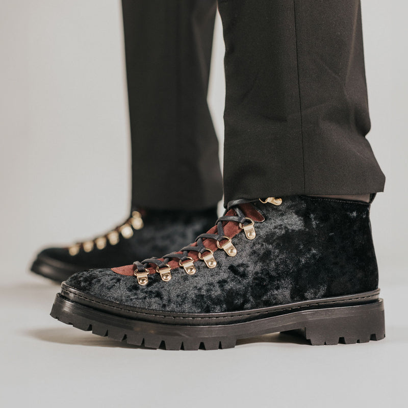 The Viking in Black Velour - Black Velvet Boots (Last Chance, Final ...