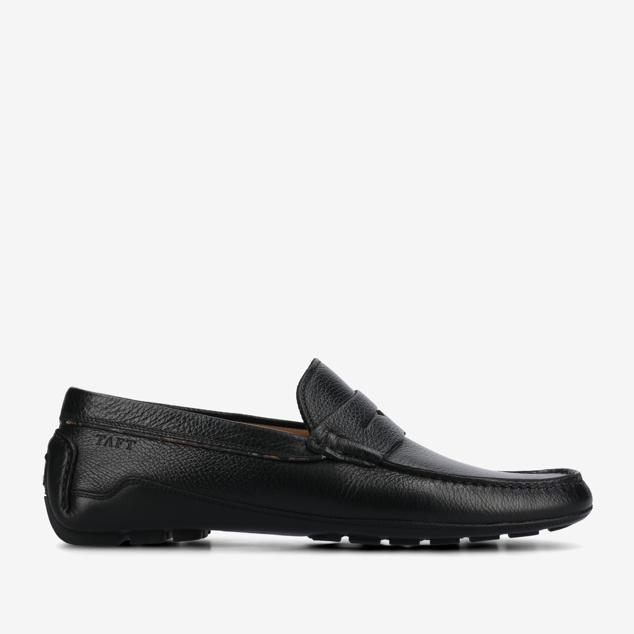 The Luke Driver Moc | Men's Slip On in Black