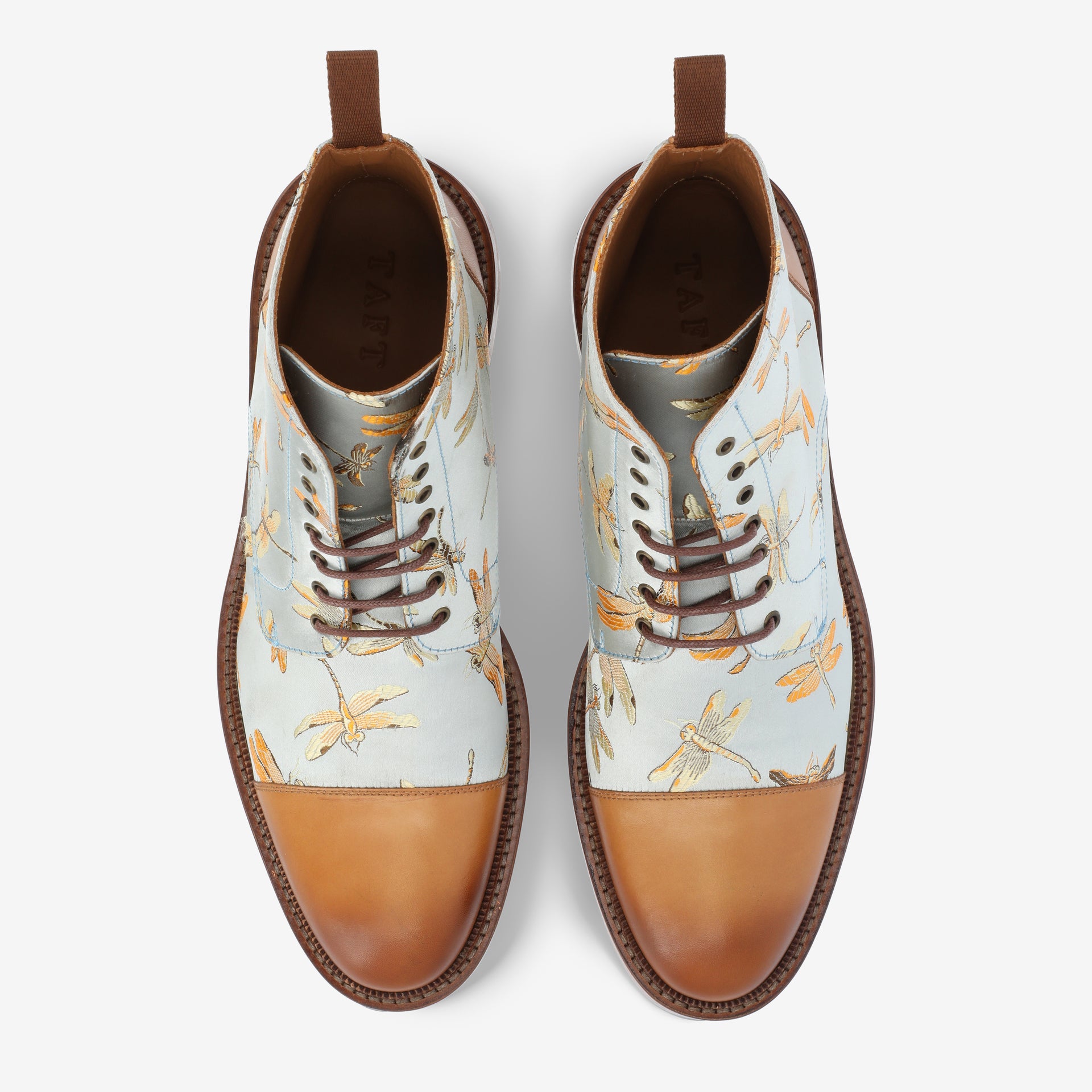 The Jack Boot in Blue Dragonfly Print | TAFT